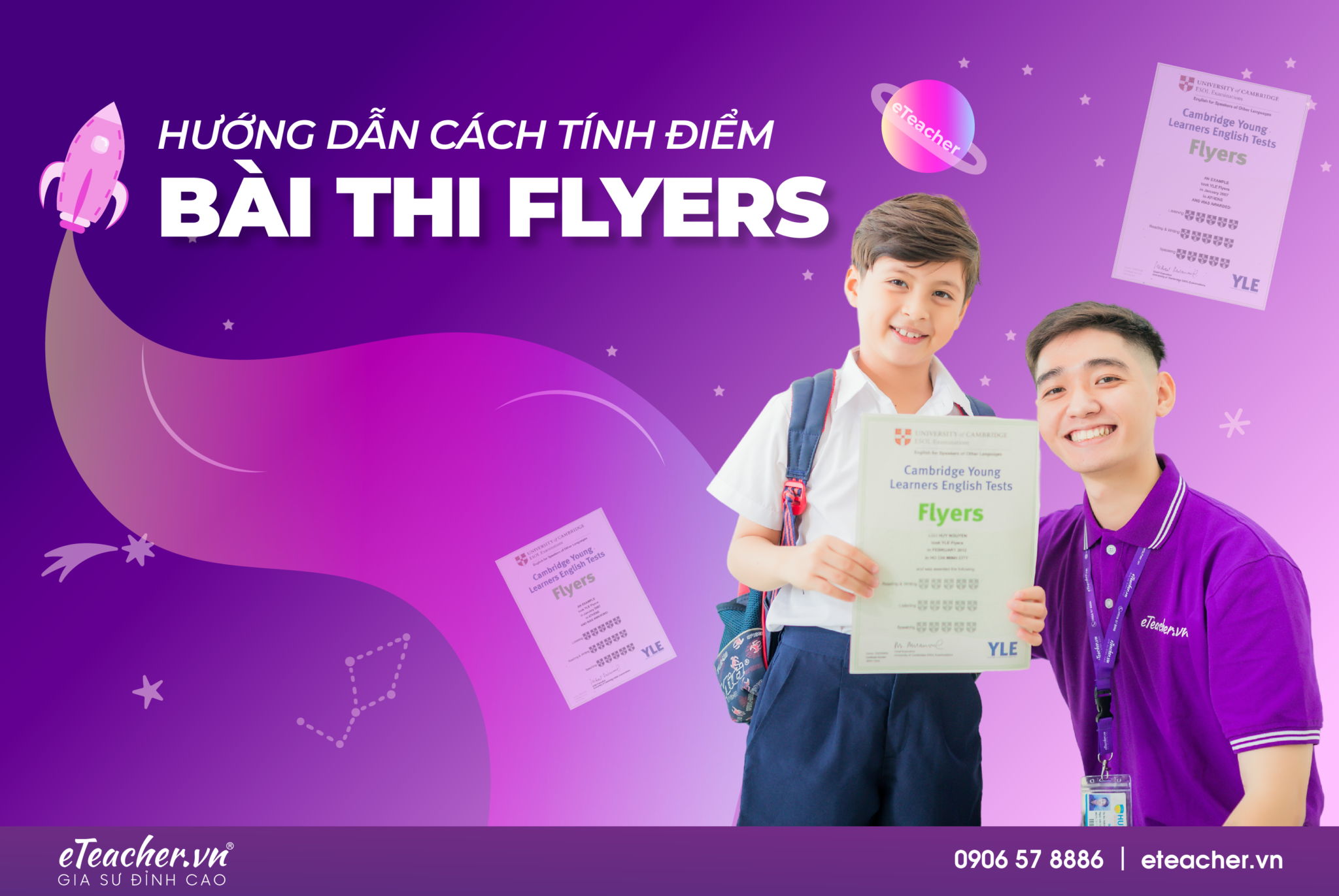 HƯỚNG DẪN CÁCH TÍNH ĐIỂM BÀI THI FLYERS | Gia Sư Đỉnh Cao