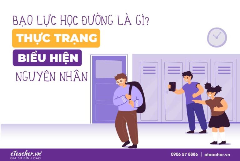 BẠO LỰC HỌC ĐƯỜNG LÀ GÌ? THỰC TRẠNG, BIỂU HIỆN, NGUYÊN NHÂN VÀ CÁCH ...
